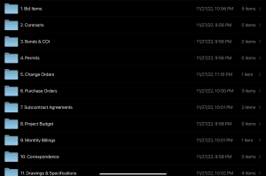 Construction Project Management Folder Template: User Guide