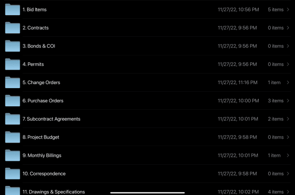 Construction Project Management Folder Template: User Guide